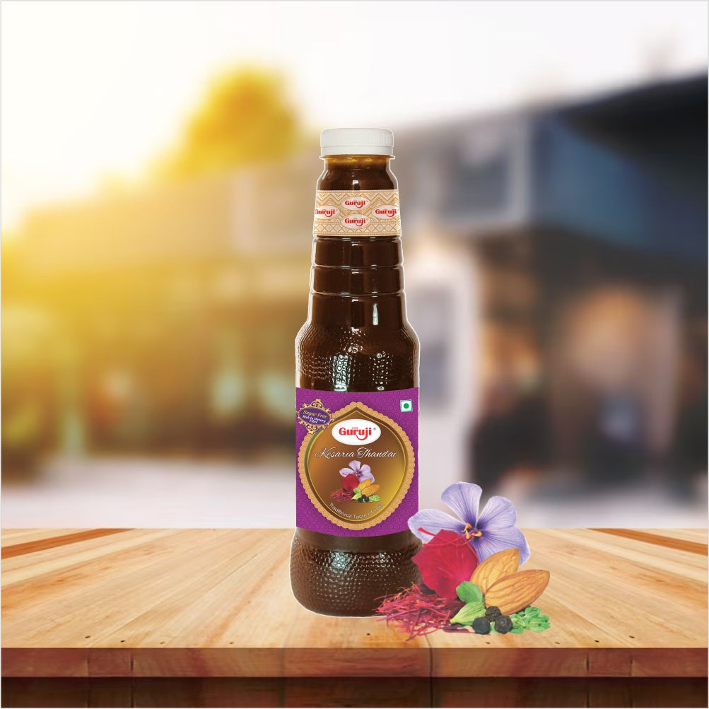 Healthful Kesaria Thandai Sugar Free - Shree Guruji – Guruji Products