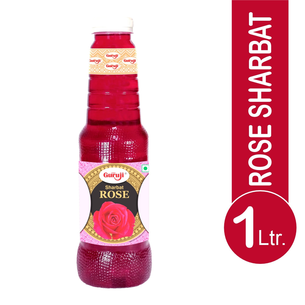 Rose Sharbat - Top Selling - Rose Flower Water- Shree Guruji – Guruji ...