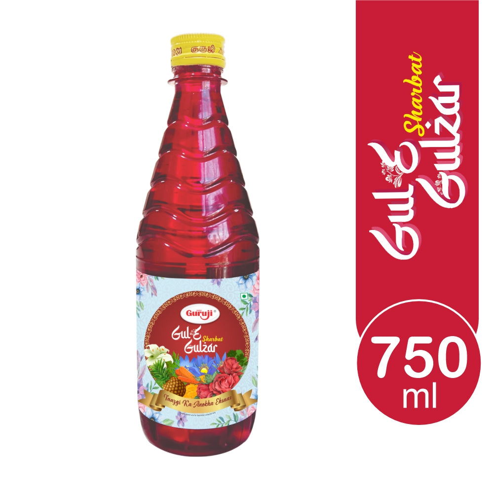 Shree Guruji - Gul-E-Gulzar - Exquisite Rose Drink Syrup – Guruji Products